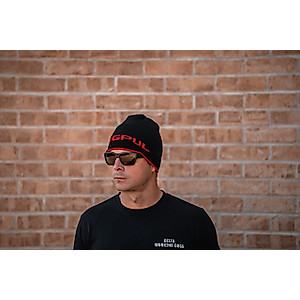 Magpul Standard Reversible Icon Beanie, Black/Red, One Size