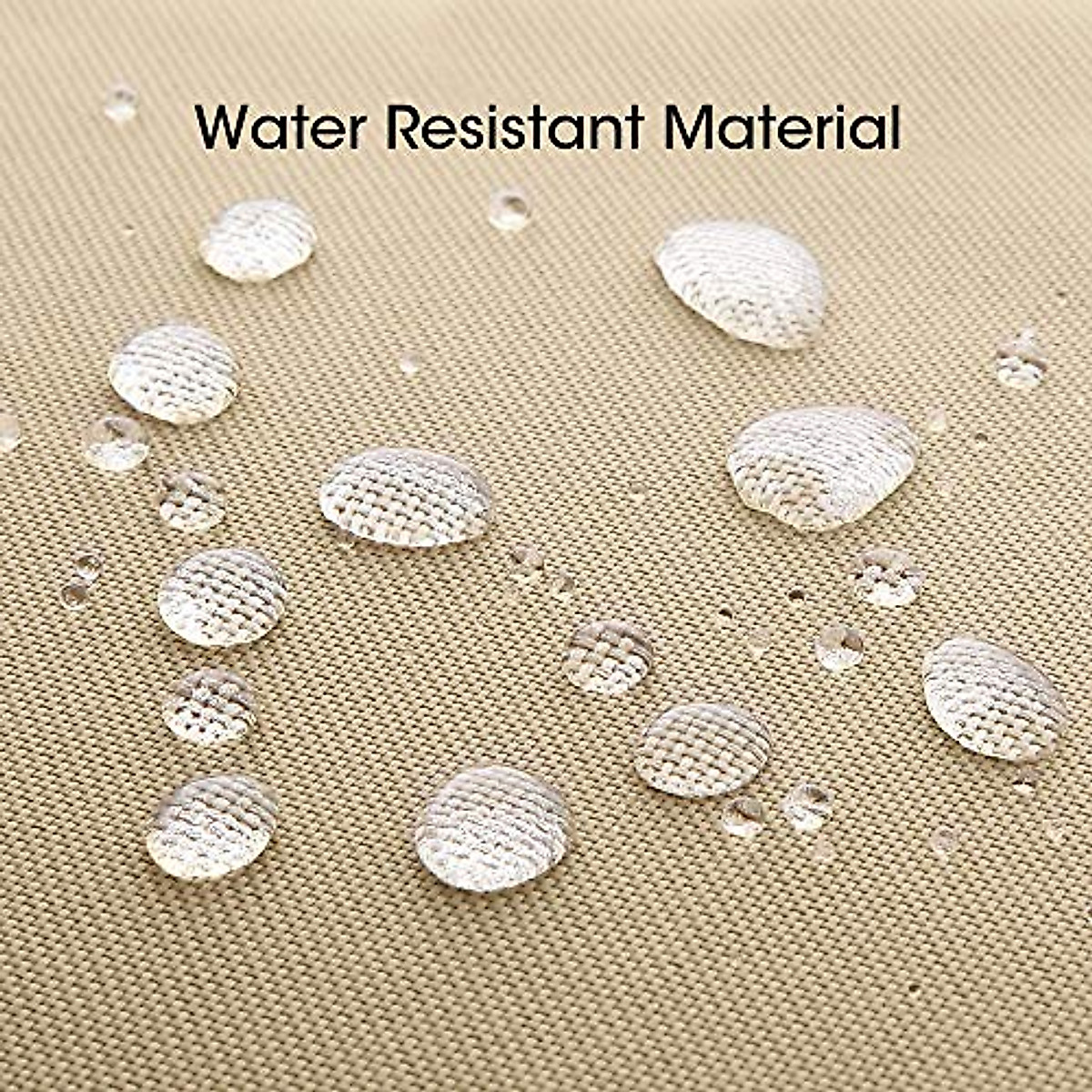 SunPatio Outdoor Bench Cover 80 Inch, Heavy Duty Sofa Cover, Patio Furniture Cover, All Weather Protection, Beige