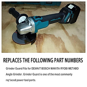 Rawolp 6 inch Grinder Guard 150mm Replacement for DEWALT D28116 D28065 D28144 BOSCH MAKITA GA6010Z GA6020 9566PC 9566CV RYOBI METABO Angle Grinder