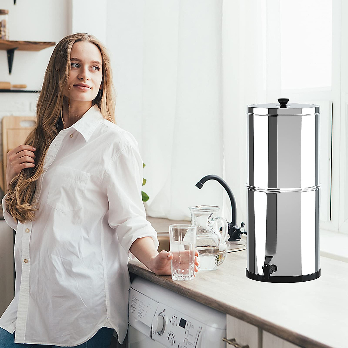 joypur PB-3 Black Purification Elements,Water Purifier Replacement Filters,Compatible with Gravity Filter System,Doulton Super Sterasyl and Propur Traveler,Nomad,King, Big Series