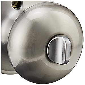 Dexter by Schlage J40STR619 Stratus Bed and Bath Knob, Satin Nickel