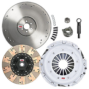 ClutchMaxPRO Performance Stage 3 Clutch Kit with Flywheel Compatible with 1970 1971 1972 1973 1974 1975 1976 1977 F100 F150 F250 F350 5.0L V8 302ci (CP07227DFFW-ST3)