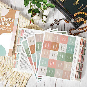 Bible Tabs,Bible Journaling Supplies,Bible Study Tabs for Women and Men,66 Old and New Testament Bible Book Index Tabs for Christian Gift