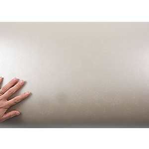 ROSEROSA Peel and Stick PVC Dotted Flower Self-Adhesive Covering Countertop Backsplash Gray Pearl (MG5165-2 : 2.00 Feet X 6.56 Feet)