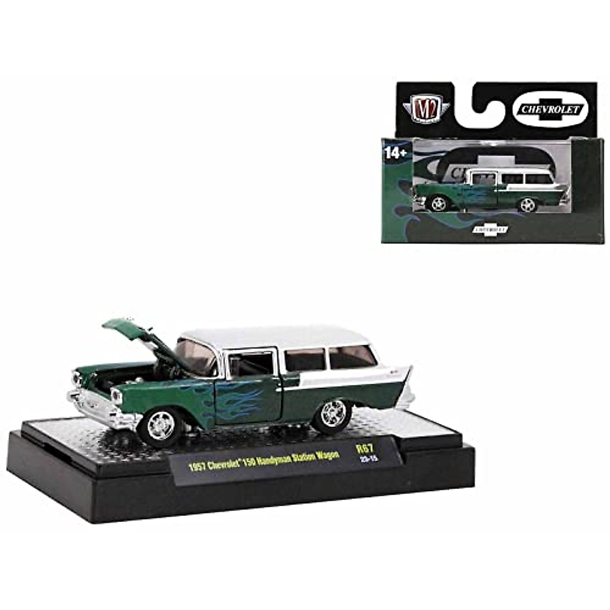 M2 Auto Meets Set of 6 Cars in Display Cases Release 67 Limited Edition 1/64 Diecast Model Cars Machines 32600-67