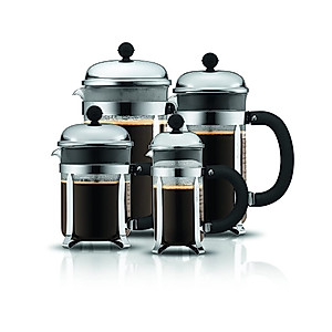 Bodum Chambord 8 Cup French Press Coffee Maker, Chrome, 1.0 l, 34 oz