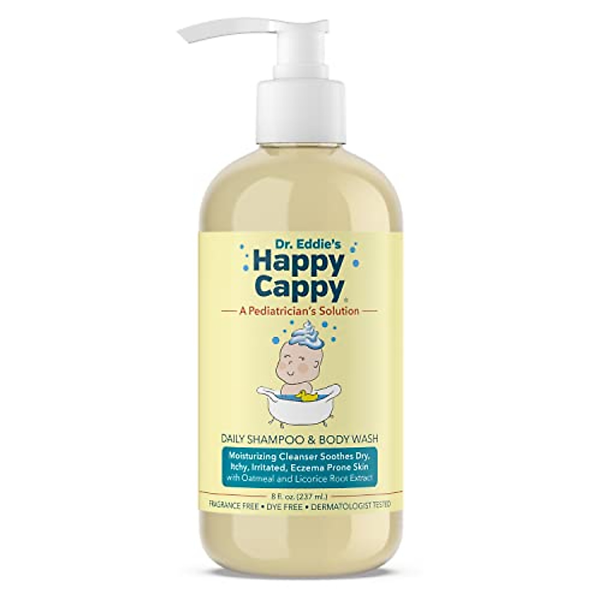 Happy Cappy Shampoo Bundle | Manage Cradle Cap, Seborrheic Dermatitis, Dandruff, and Dry, Itchy, Sensitive Eczema Prone Skin for All Ages…