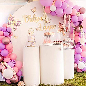 Large Butterfly Party Decoration paper Butterfly in 3 different sizes Giant butterfly Large Butterfly prop (Gold and Pink)