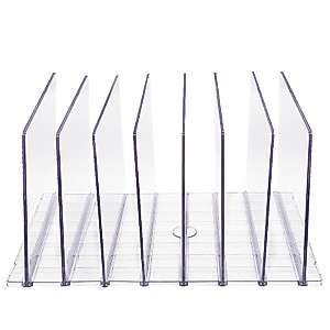 Generic 8PCS Purse Organizer for Closet,Adjustable Clear Shelf Dividers Purse Bag Divider for Closet Organizer,Handbag Organizers for Closets, SNTN1, transparently