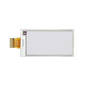 waveshare 2.66inch E-Paper E-Ink Raw Display Compatible with Raspberry Pi 4B/3B+/3B/2B/B+/A+/Zero/Zero W/WH/Zero 2W Series Boards 296×152 Pixels Red/Black/White Three-Color SPI Interface Without PCB