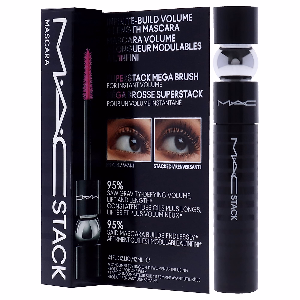 MAC MAC Stack Mascara Superstack Macro Brush Mascara Women 0.41 oz