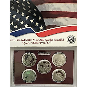2010 S Silver National Park Quarter Proof set Comes in Original US mint Packaging Proof