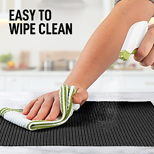 Zulay (12 Inch x 20 FT) Drawer & Shelf Liner - Non Adhesive Drawer Liner - Protective Shelf Liner Non Slip for Cabinets, Storage, Kitchen, and Tables (Black)