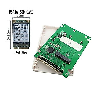 Sintech mSATA SSD to 44Pin 2.5 Inch IDE Adapter Card with Case