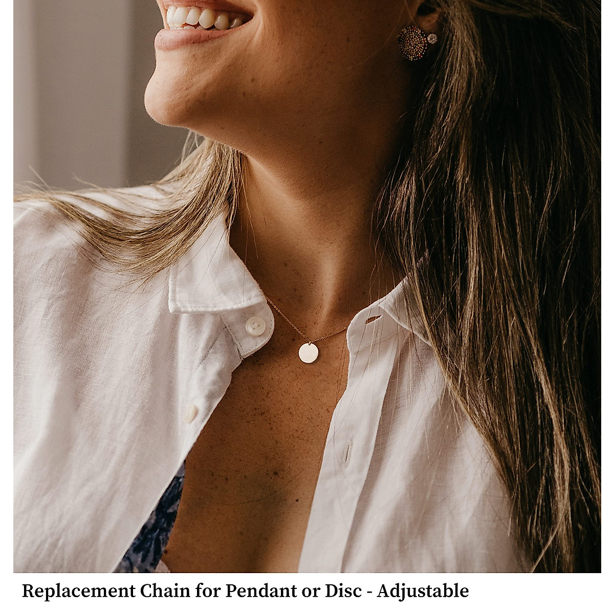 Aghfacy Dainty Thin Chain Choker Necklace 14K Plated Gold Minimalist Short Chain Necklaces for Women Jewelry Gift(1.3mm)