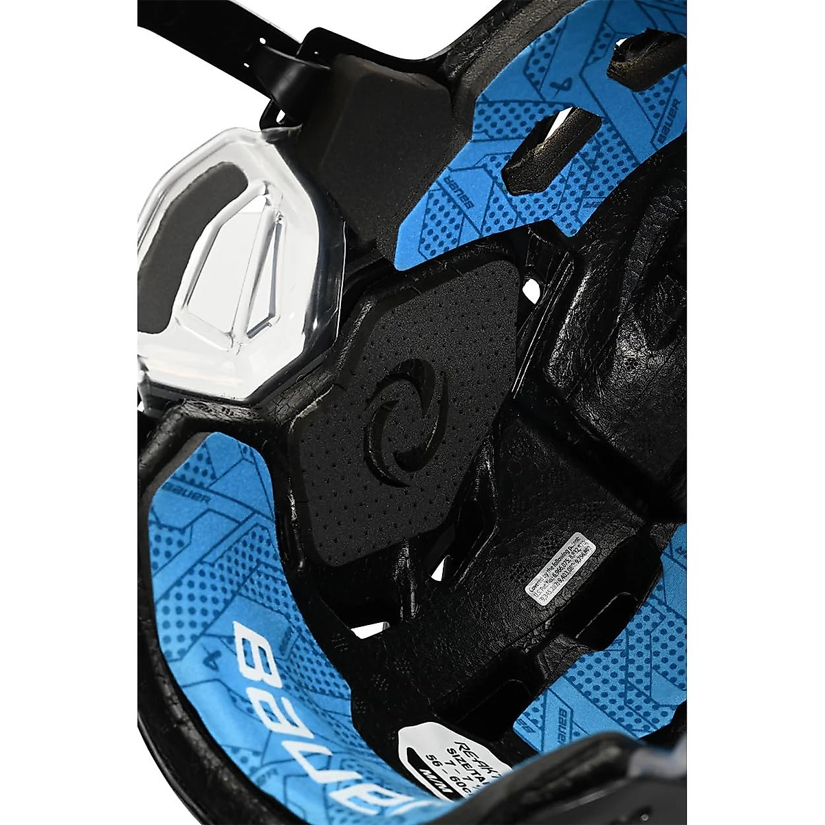 Bauer Re-Akt 65 Hockey Helmet Combo with Facemask, Senior (Medium, Black)