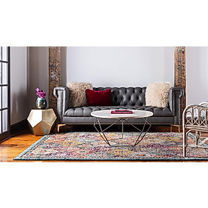 Unique Loom Penrose Collection Area Rug - Blake (9' 10" x 13' 11" Rectangle, Multi/ Blue)