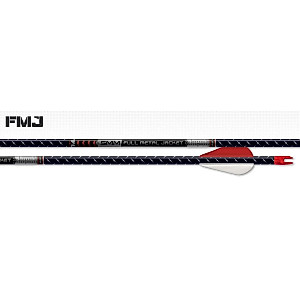 Easton Full Metal Jacket Arrow 340 Blazer Vanes 6 pk, Black