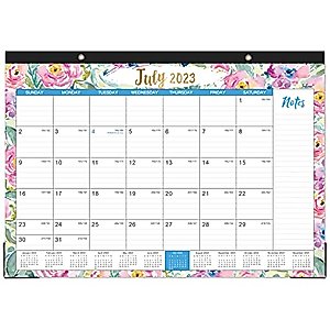 2023-2024 Desk Calendar - Jul 2023 - Dec 2024, 18 Months Large Monthly Desk Calendar, 17" x 12", Desk Pad, Large Ruled Blocks, To-do List & Notes, Best Desk/Wall Calendar for Planning and Organizing