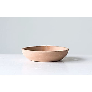 Creative Co-Op Unglazed Bowl, 1.5", Natural Terracotta