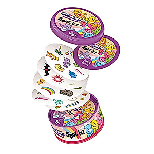 USAOPOLY Spot It! Care Bears | Fun Card Game for Kids and Adults | Featuring Funshine, Grumpy, Wish, Share, Good Luck, Cheer, and Tenderheart Bear | Licensed Care Bears Game