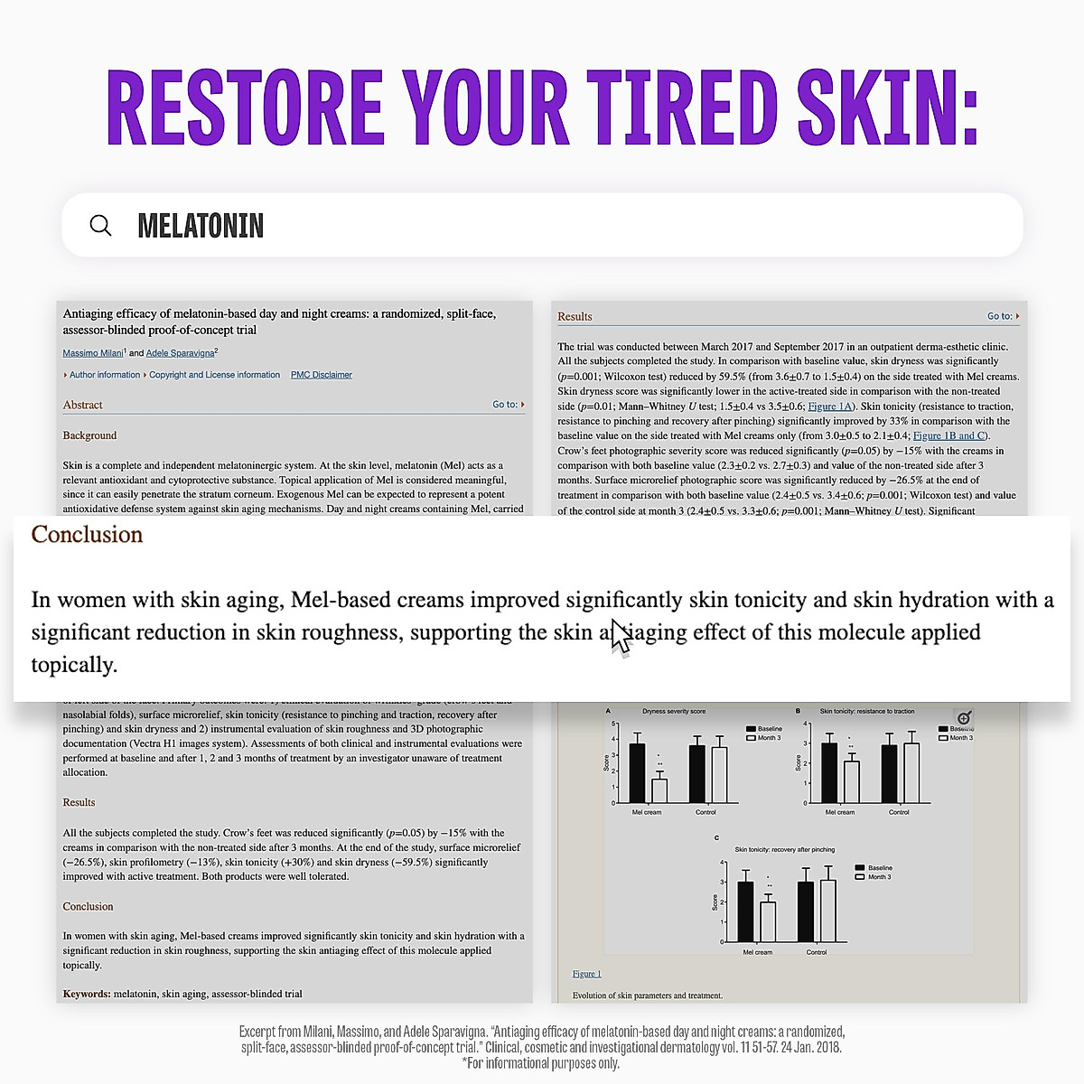 MAXCLINIC Time Return Melatonin Cream | Face Brightening Cream & Face Moisturizer for Dry Skin | Relaxing Face Cream for Women & Men | Melatonin Face Cream for Resilient Skin, 0.88 oz