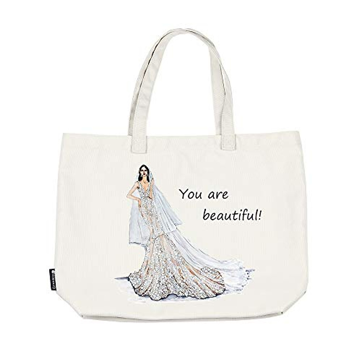 ELLIWORTH Heat Transfer Tote Bag Sublimaion Tote Bag Blank Canvas Large 3 PACK 19 x 14 x 4 Inch Reusable Grocery Bag