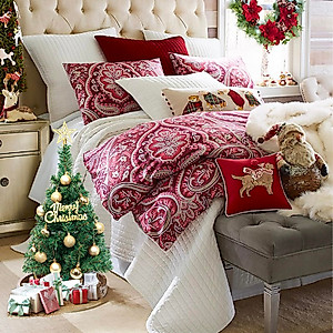 DUUDO Mini Christmas Tree,Small Christmas Tree with Star Hanging Ornaments Artificial Xmas Tree for Home,Office,Tabletop,Indoor Holiday Great DIY Christmas Decorations 25.6Inch