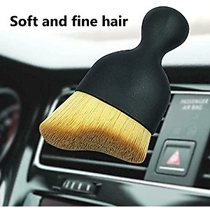 RJDJ Zabernim Car Cleaning Tool,Zabernim Car Brush,Zabernim Car Interior Cleaning Tool,Multifunctional Soft Bristle Detail Brush Dusting Tool,for All Corners of The Car (4pcs)