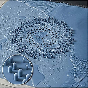 Silicone Shower Drain Hair Catcher,Shower Hair Stopper,Shower Drain Strainer,Silicone Drain Covers,Bathroom Drain Protector (HS030)