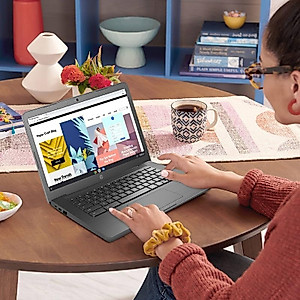 HP Newest 14inch Chromebook AMD Dual-Core A4-9120C Processor, 4GB DDR4 Memory, 32GB eMMC Storage, AMD Radeon R4 Graphics, Chrome OS-Gray(Renewed)