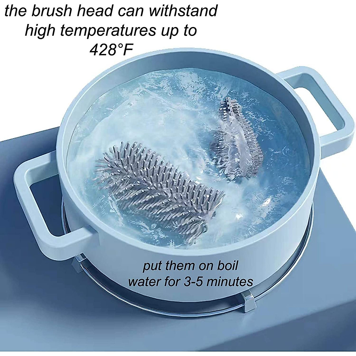 Silicone Bottle Brush Cleaner, Soft Silicone Baby Bottle Brush for Cleaning Water Bottles, Baby Bottles, Glasses Cups, Wine Glass, Food Jars (Pink)