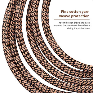 Disino Guitar Cable,1/4 Inch TS Right Angle to Straight Guitar Instrument Cord for Electric Guitar,Bass Guitar, Pro Audio - 6 Feet,Yellow