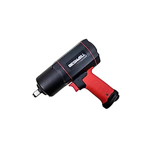 BESWELL BW-112K-1645 Ft.lbs Max Loosen Torque 1/2" Heavy Duty Twin Hammer Air Impact Wrench,Pneumatic Impact Gun,For Truck Tire,Auto garage,Tire shop