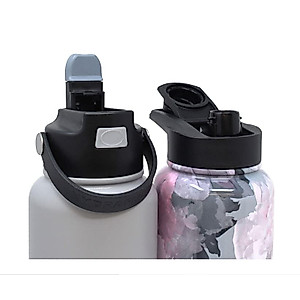 Hydraflow Hybrid 13-Piece 34-oz. Double Wall Stainless Steel Bottles with Bonus Accessories