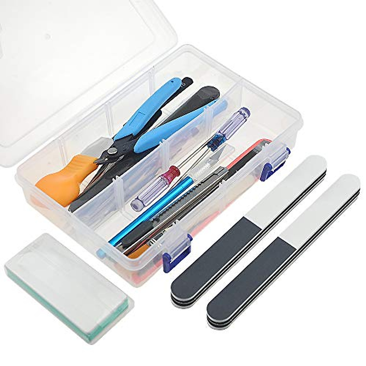 Bigstone 29 PCS Gundam Model Tools Kit Hobby Building Tools Set for Cars, Airplanes, Buildings, Gundam, Robots Models Building Repairing and Fixing ext.