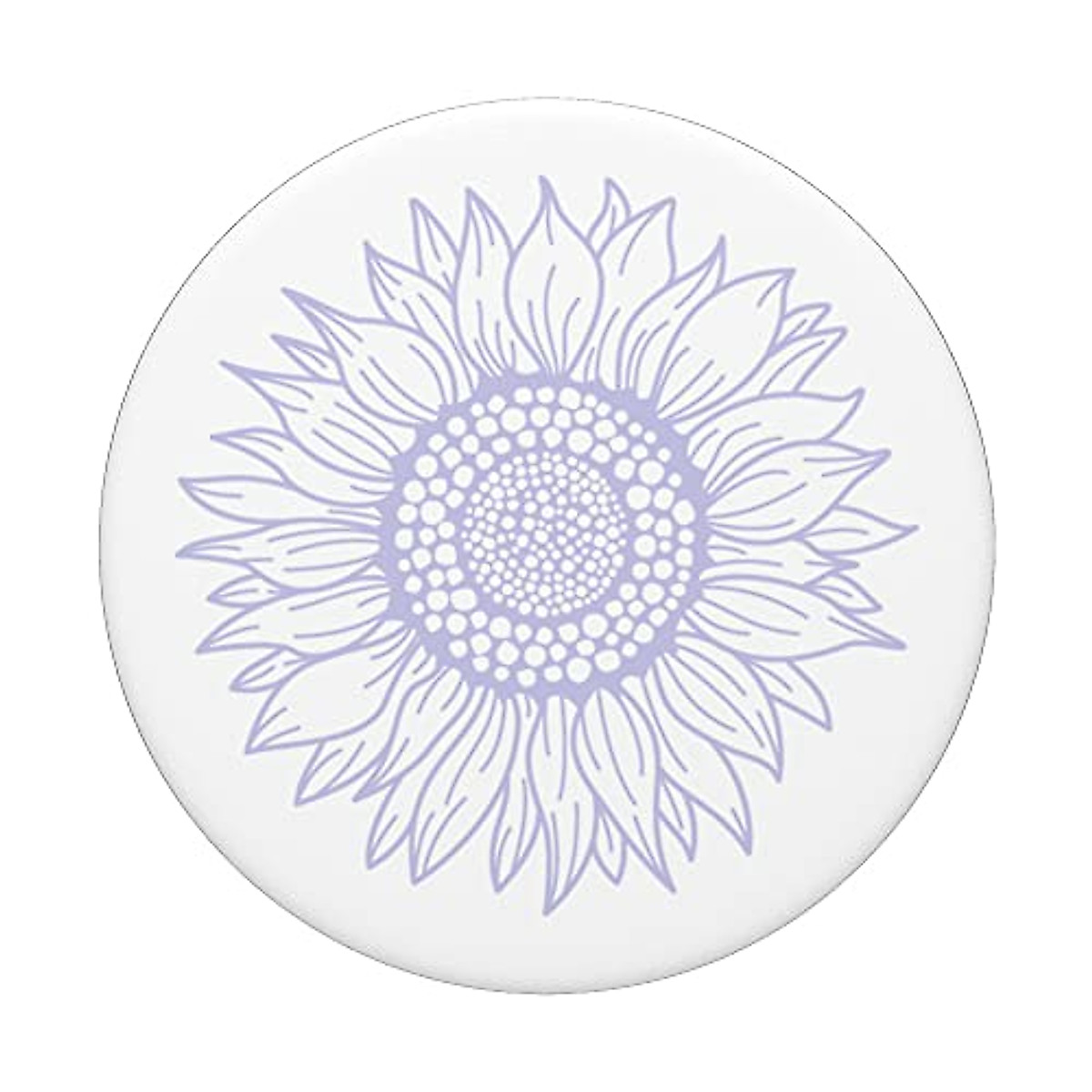 Sunflower Floral Flower - Purple-Lavender PopSockets Swappable PopGrip