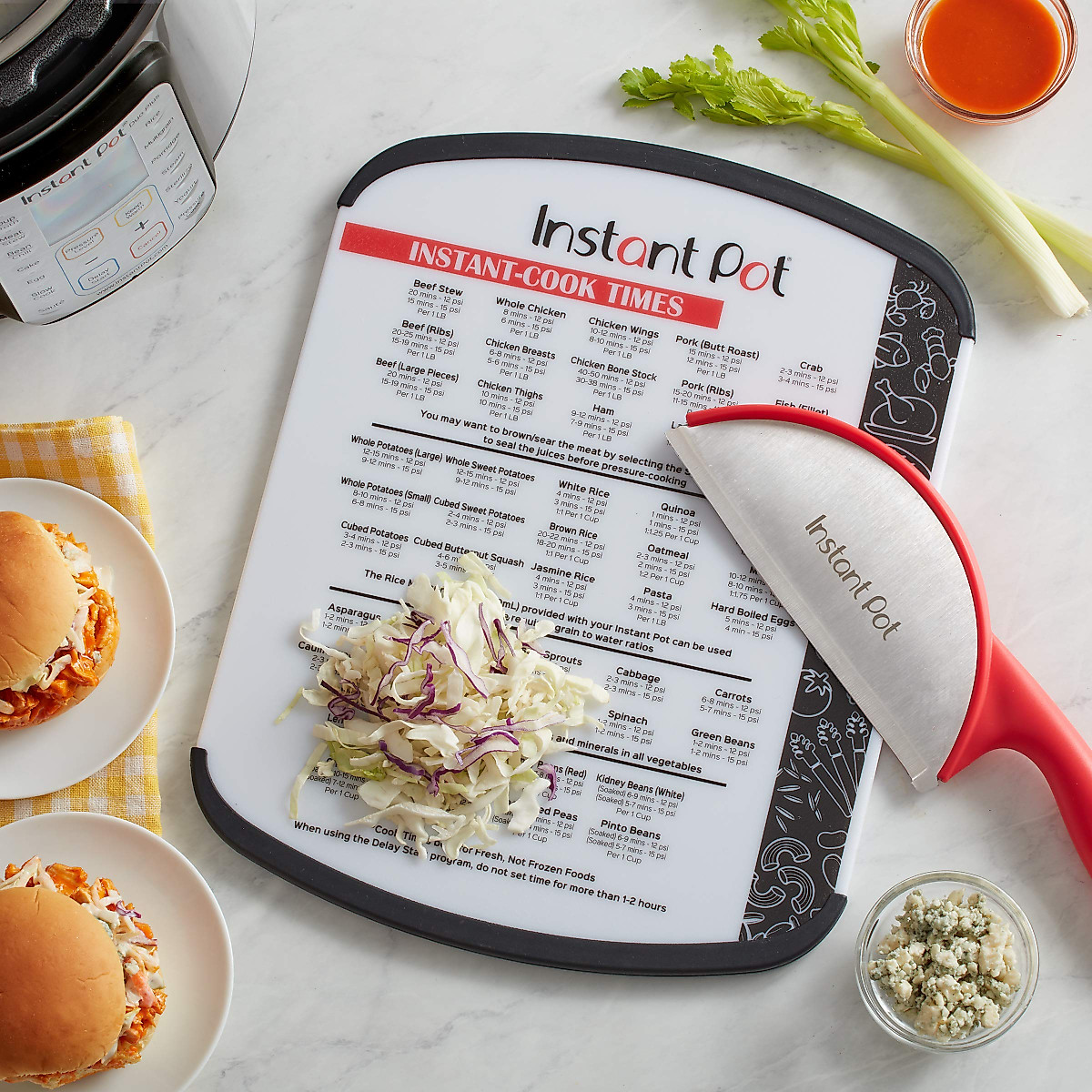 Instant Pot Official Cutting Board, 11x14, Black