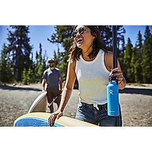 Hydro Flask Water Bottle - Standard Mouth Flex Lid - 21 oz, Spearmint