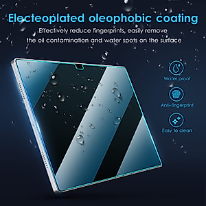 DTTO for Samsung Galaxy Tab A8 10.5 inch Case 2022, Premium Leather Business Folio Stand Cover with 3 Pack HD Tempered Glass Screen Protector for Galaxy Tab A8 10.5" [SM-X200/X205/X207], Black