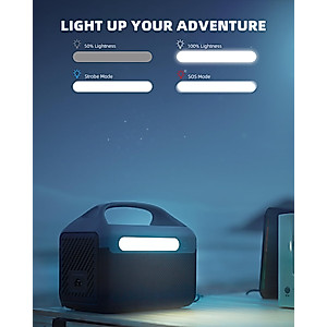 DaranEner Portable Power Station 56000mAh, 179.2Wh LiFePO4 Battery Backup w/ 2 300W (Peak 600W) AC Outlets, 1.5hrs Fast Charging, Power Bank for Hurricane Emergency/Outdoor Camping/RVs/Home Use