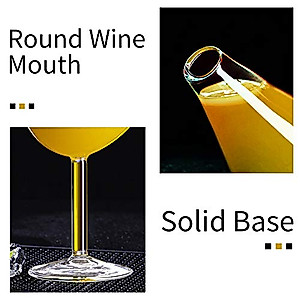 SuproBarware Cocktail Glass - Bird Glass Clear Wine Glasses Set of 2 Goblet Beverage Glass 5 Ounce for Party Wedding