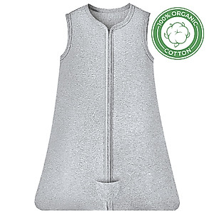 SOYES Wearable Blankets Baby,100% Organic Cotton,Fits Baby Boys and Girls