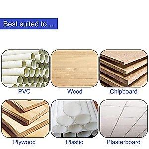 LANIAKEA 3-1/4-Inch Bi-Metal Hole Saw 83MM M42 Annular Hole Cutter HSS Variable Tooth Pitch Holesaw Set with Arbor Blue for Home DIYer