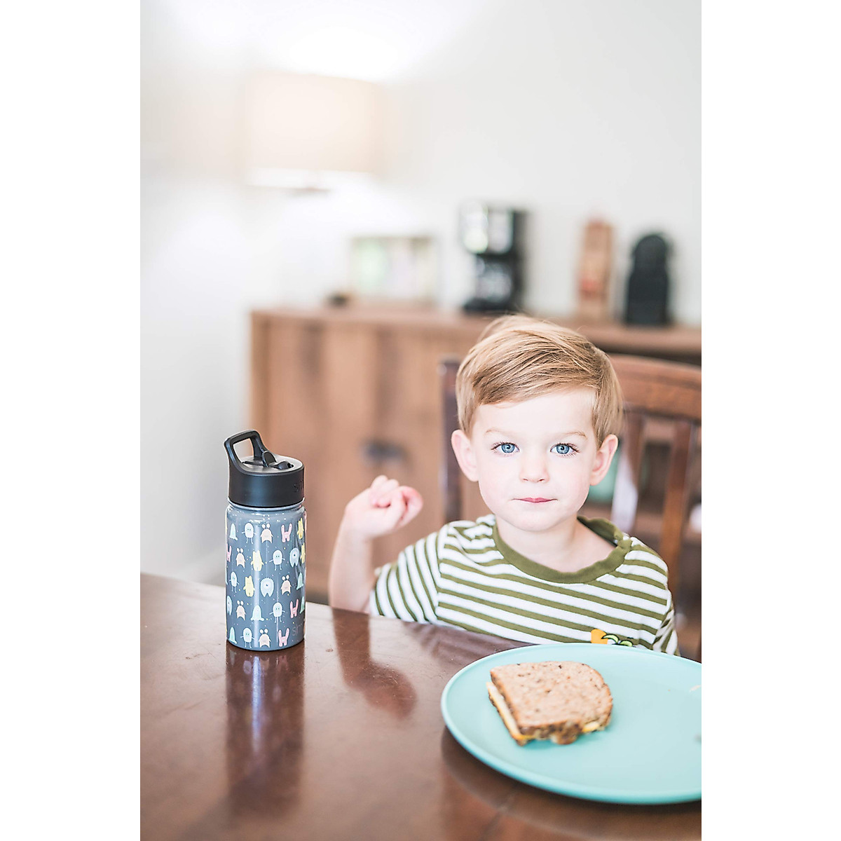 Simple Modern Kids Water Bottle with Straw Lid | Insulated Stainless Steel Reusable Tumbler for Toddlers, Girls, Boys | Summit Collection | 10oz, Rainbow Dream