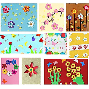 LoveInUSA Punch Craft Set, 10Pack Hole Punch Shapes Craft Hole Punch Scrapbooking Supplies Shapes Hole Punch Flowers Butterflies Great for Crafting & Fun Projects