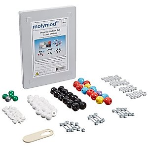 Molymod MMS-008 Organic Chemistry Molecular Model, Student Set (53 Atom Parts)