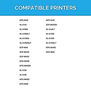 LD Products Compatible Toner Cartridge Replacement for Brother TN-570 TN570 High Yield (Black) for DCP-8040, DCP-8045DN, HL-5100, HL-5140, HL-5150DLT, HL-5170N, MFC-8120, MFC-8220, MFC-8440, MFC-8640D