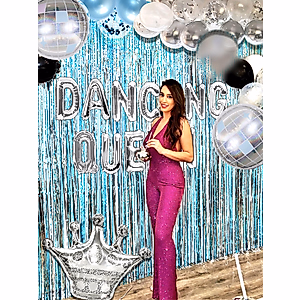 Blue Dancing Queen Birthday Decoration Dancing Queen Party Decorations Mamma Mia Disco Birthday Party Decors 70s Disco Decoration