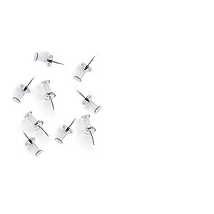 Darice Office Tool Box Clear Push Pins